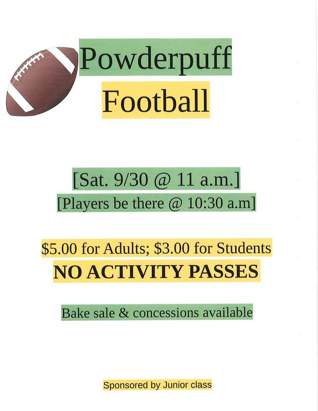 CHS Powderpuff Game | Colstrip School District 19